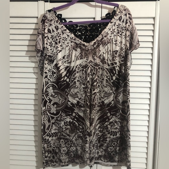 Cato | Tops | Mixed Print Tunic | Poshmark